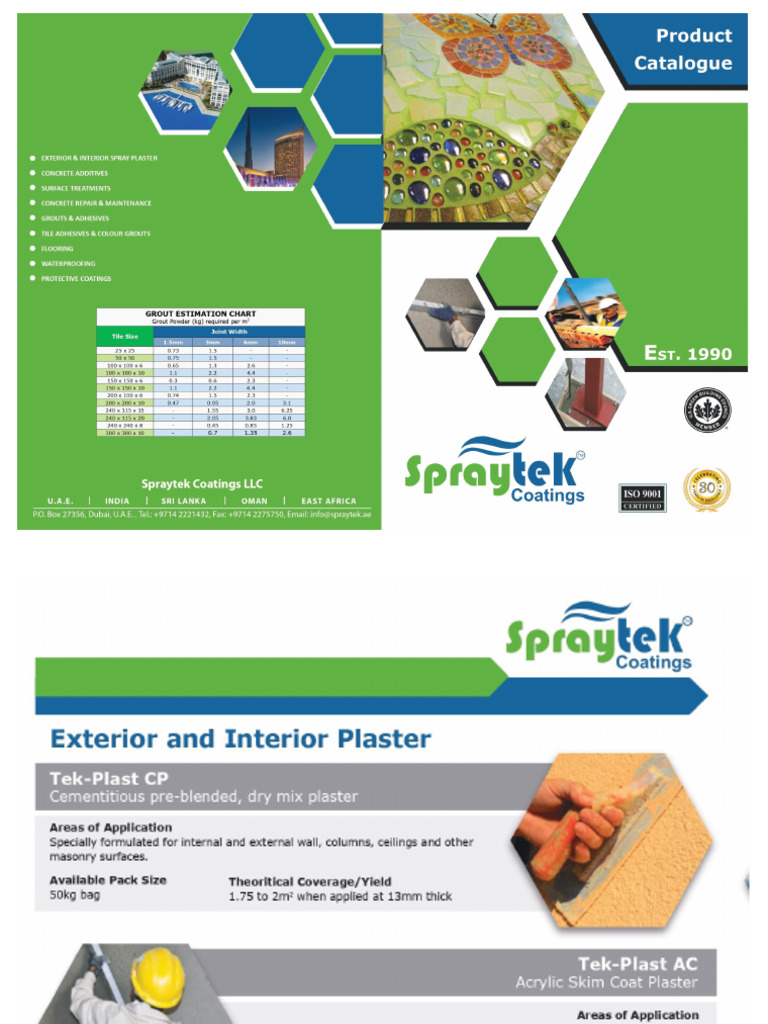 Spraytek Product Catalogue | PDF