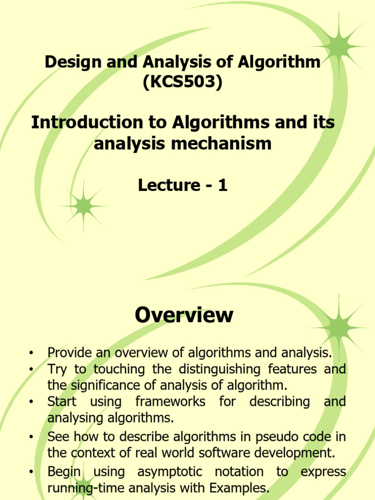 Lecture 1 Download Free Pdf Algorithms Input Output