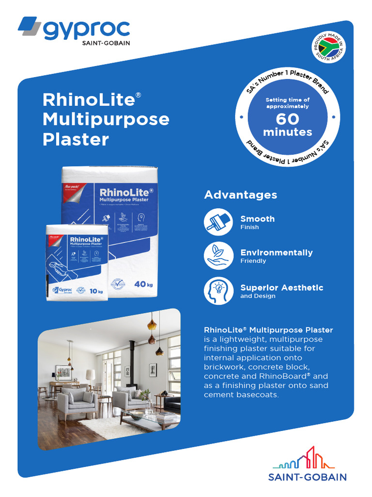 Technical Datasheet | PDF | Plaster | Packaging And Labeling