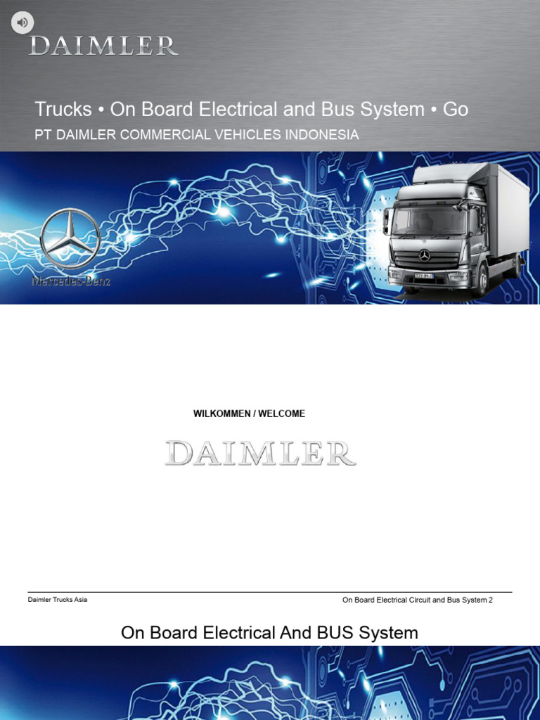 Sistem Bus dan Kelistrikan Axor 3336 | PDF