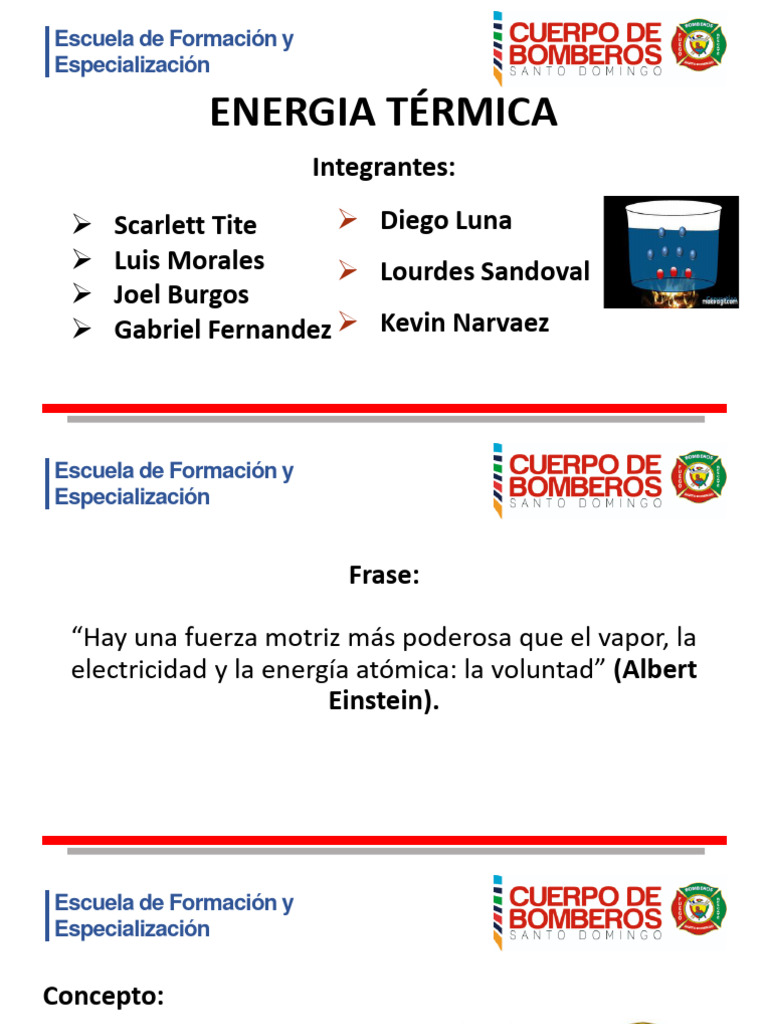 Energia Termica Diapositivas | PDF