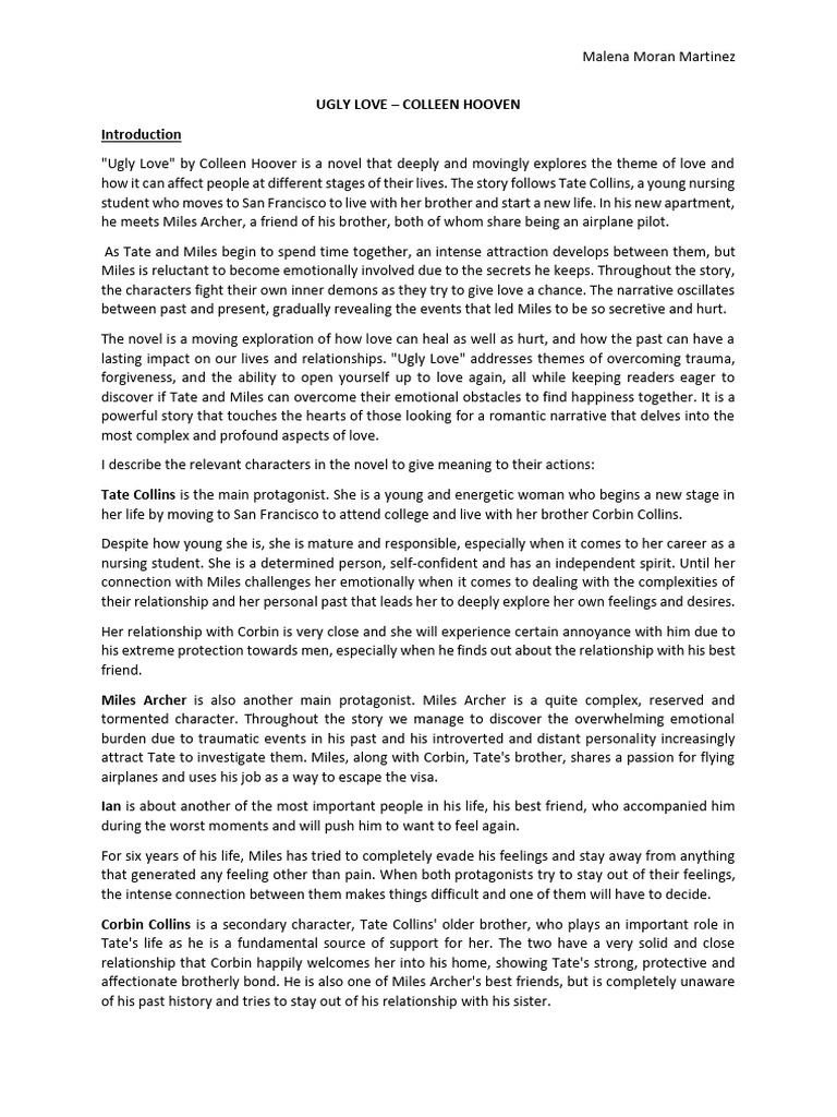 Ugly Love - Colleen Hooven | PDF | Love | Feeling