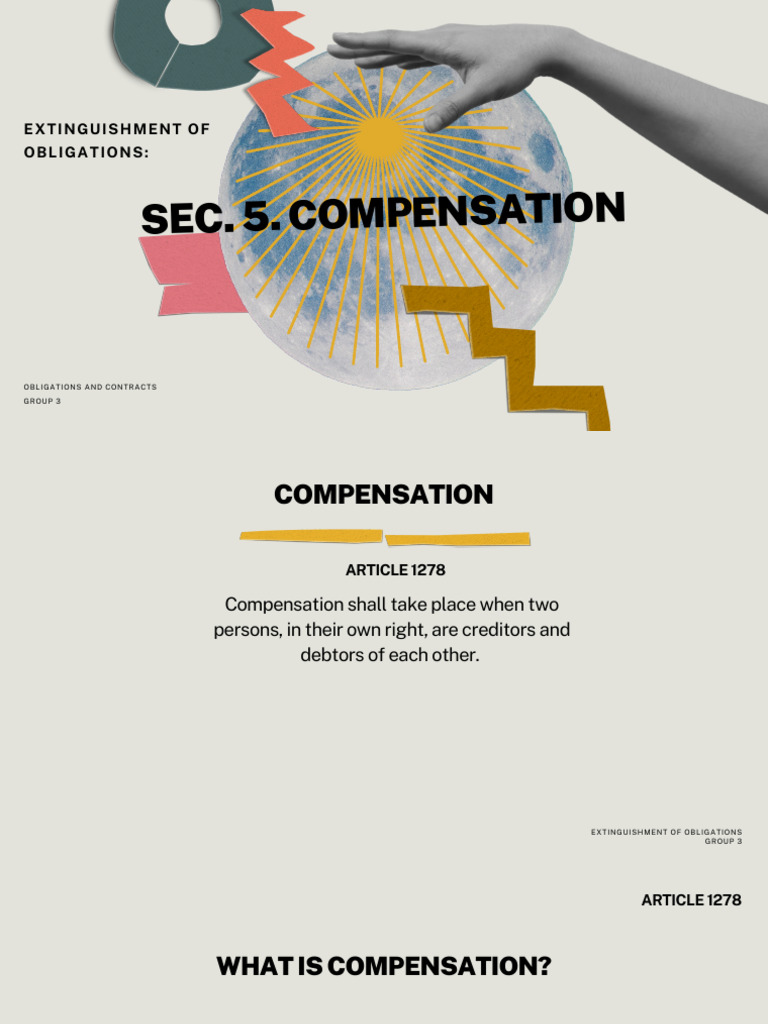 COMPENSATION | PDF | Assignment (Law) | Debt