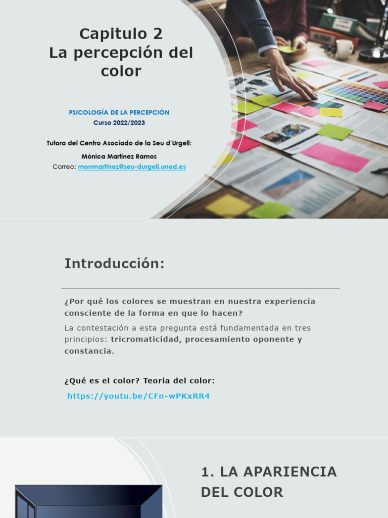 Tema 2 | PDF | Color | Percepción visual