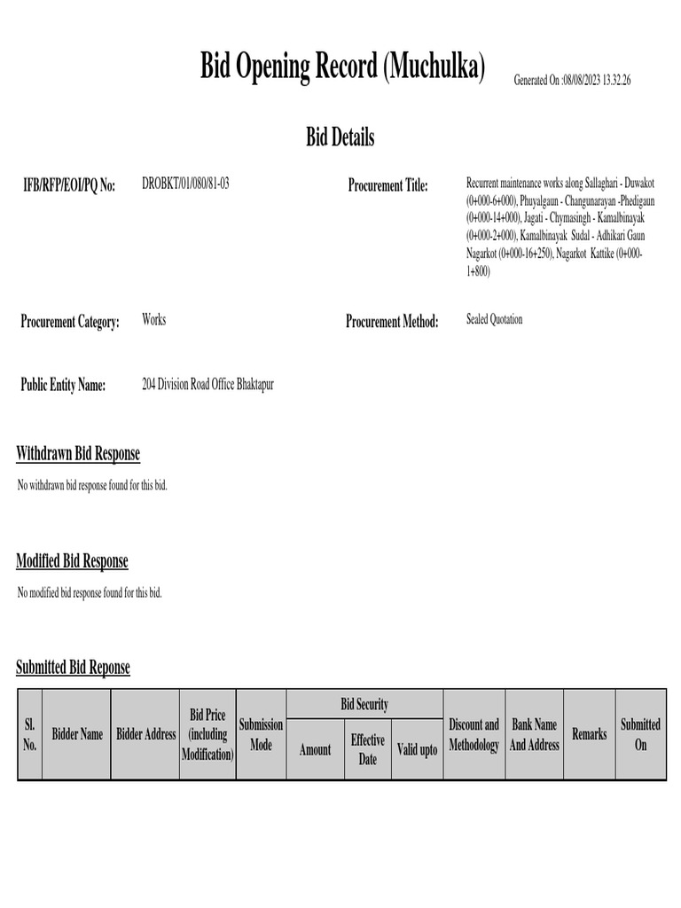 Second Muchulka | Download Free PDF | Procurement