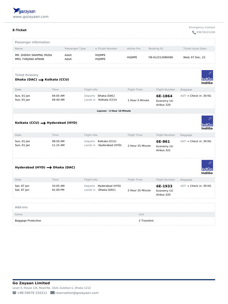 Flight Ticket | PDF | Baggage | Airlines