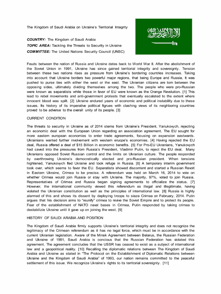 Mun Position Paper Unsc Saras 1 2048 1 | PDF