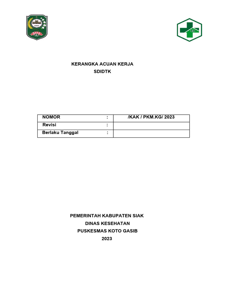 Kak DDTK 1 | PDF
