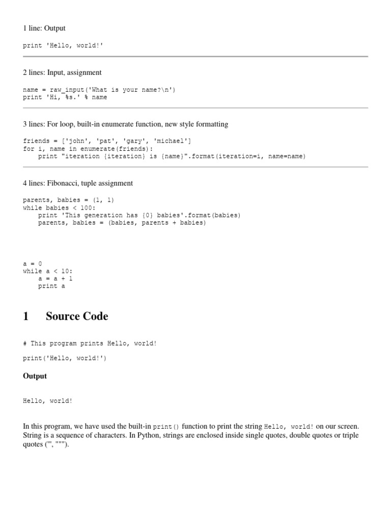 Python Programs Download Free Pdf Anonymous Function Theoretical