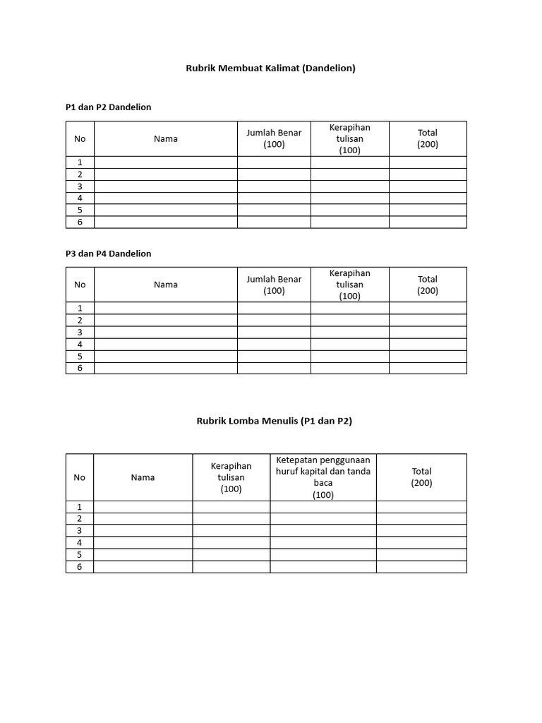Rubrik Lomba Mengarang | PDF
