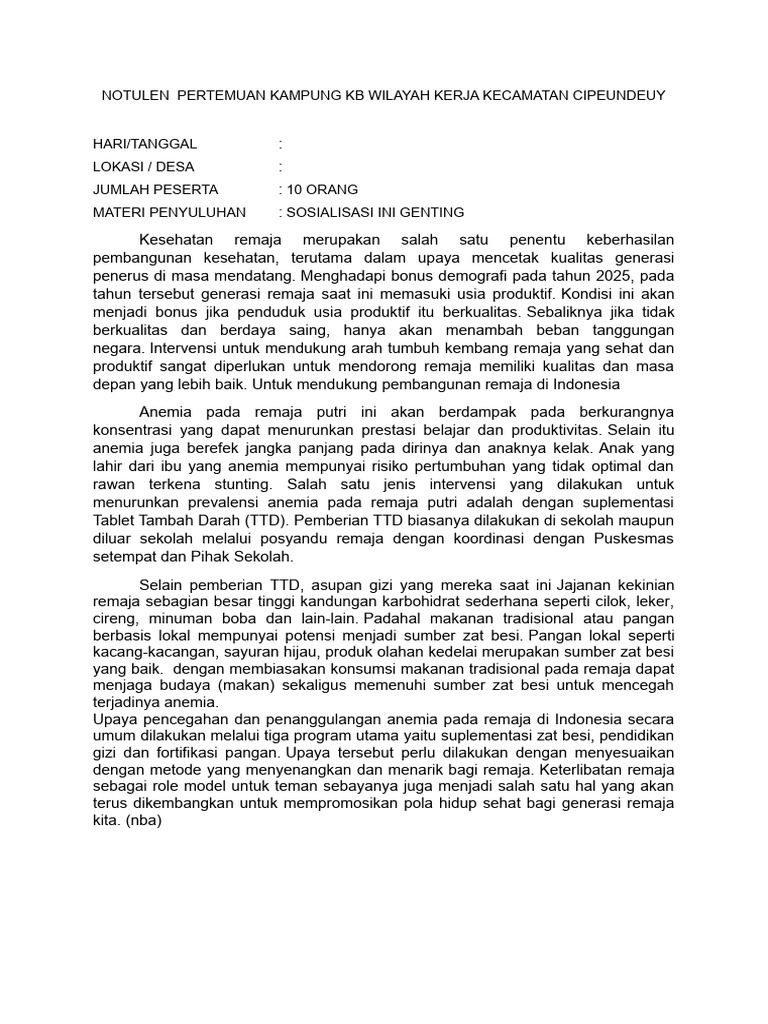 Materi Ini Genting | PDF