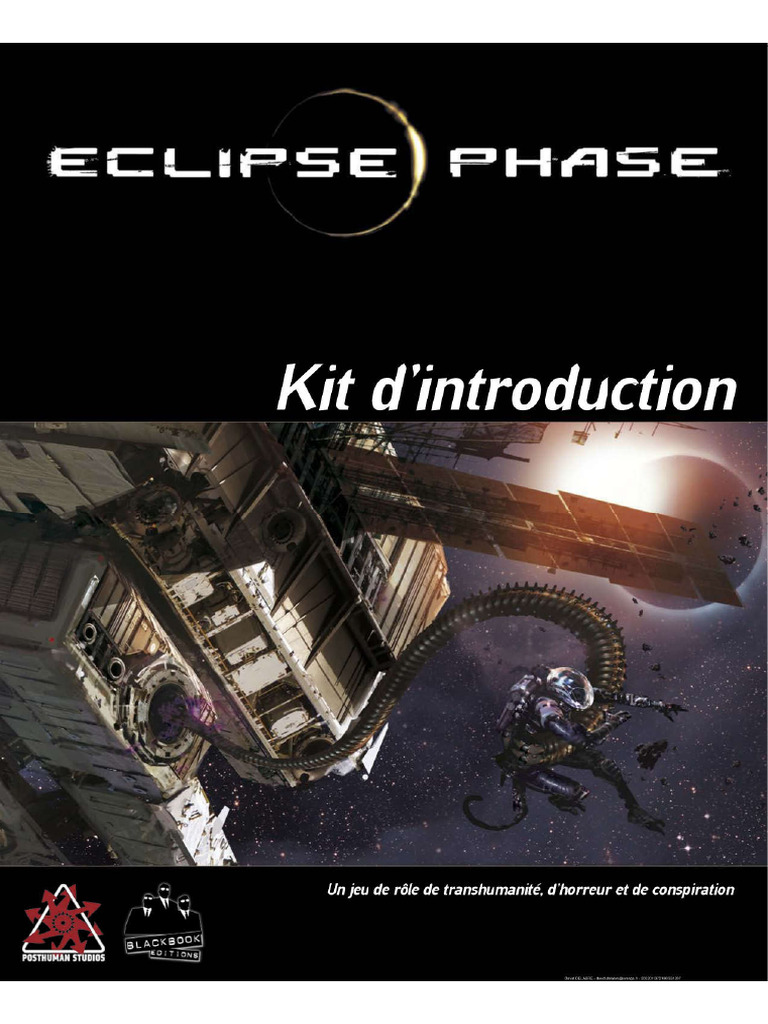 BBEEC00 - Kit D'introduction - Eclipse Phase | PDF