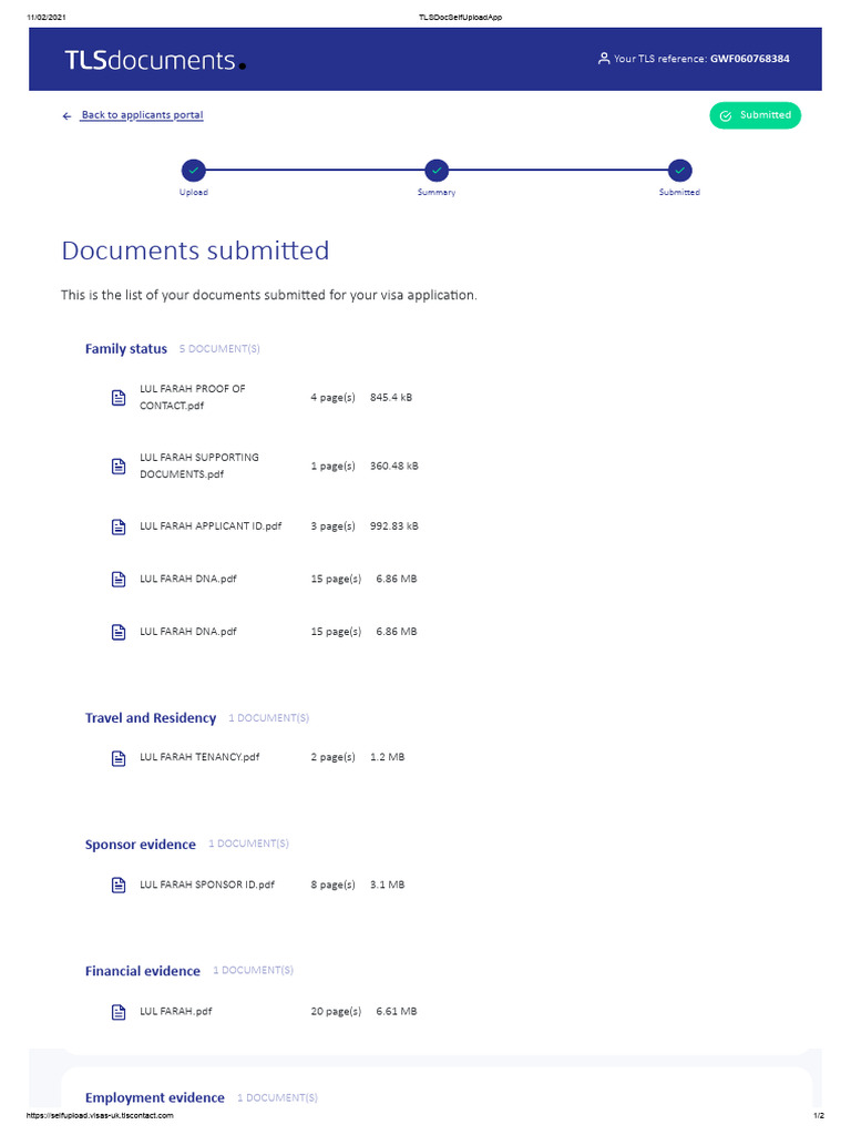 Sumayo Yahye Harbi Submitted Application | PDF