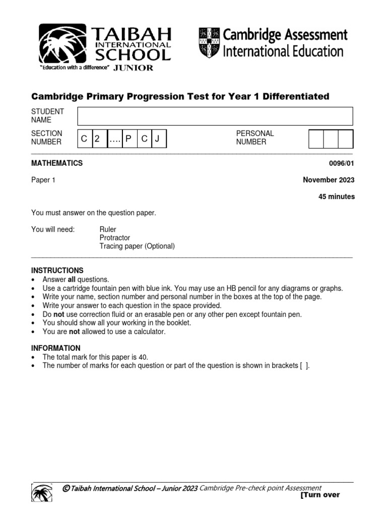 P1 TEMPLATE MTC 0096 Year 1 Exams Diff | PDF | Career & Growth | Teaching Methods & Materials