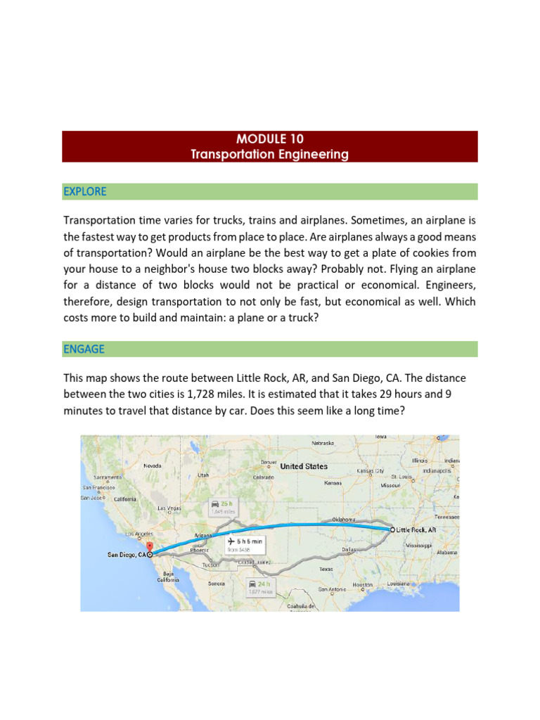 Module 10 Transportation Engineering | PDF | Transport | Controlled ...