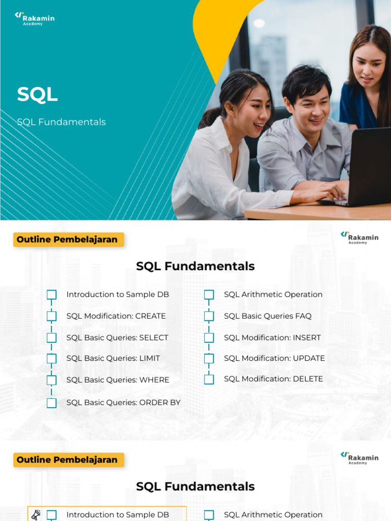 SQL 2 - SQL Fundamentals | PDF