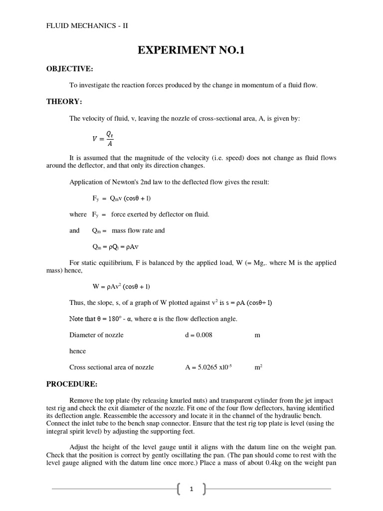 Fluid Mechanics-II New Workbook | PDF | Pump | Vortices