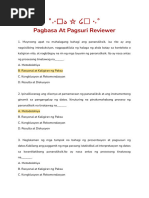4th Quarter Exam-Pagbasa at Pagsusuri NG Iba't Ibang Teksto Tungo Sa Pananaliksik-1 | PDF