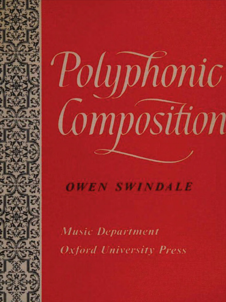 Polyphonic Composition An Introduction To The Art of Composing Vocal Counterpoint in The ...