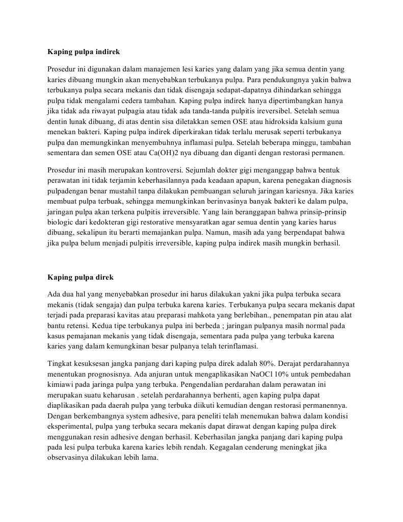 Kaping Pulpa dalam Proses Produksi | PDF