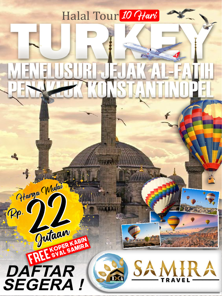 Brosure Halal Tour Turkey Fix | PDF | Istanbul | Turkey