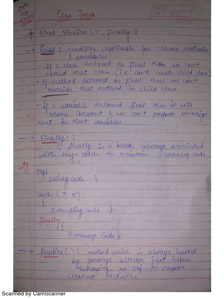 Core Java Notes Manisha | PDF