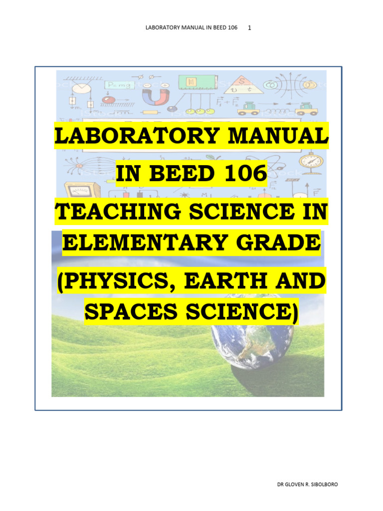BEED 106 LABORATORY MANUAL FINAL PHYSICS, EARTH AND SPACE SCIENCE | PDF ...