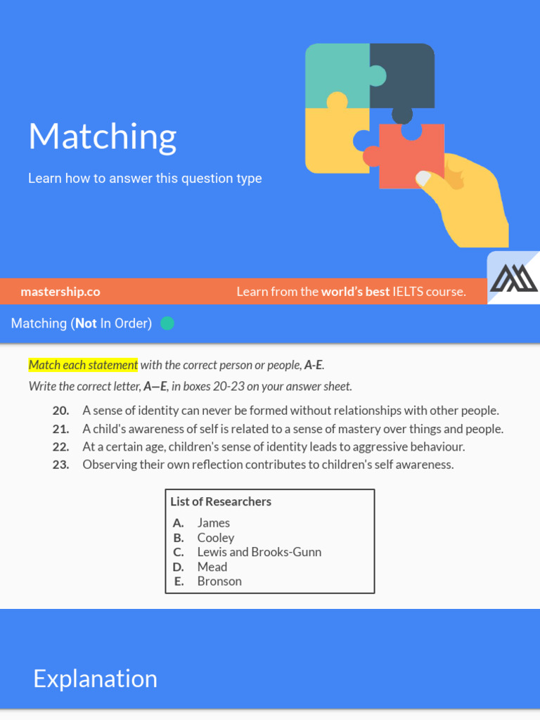 Matching Features | PDF | Learning | Emotions