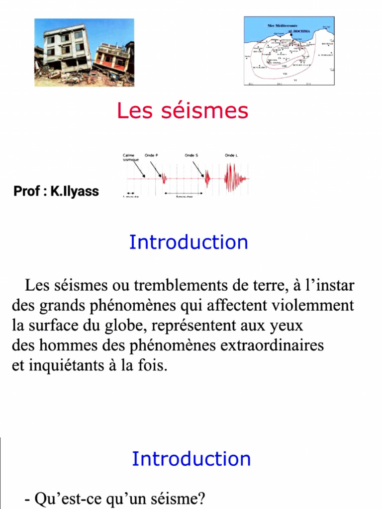 4 - Les Séismes | PDF