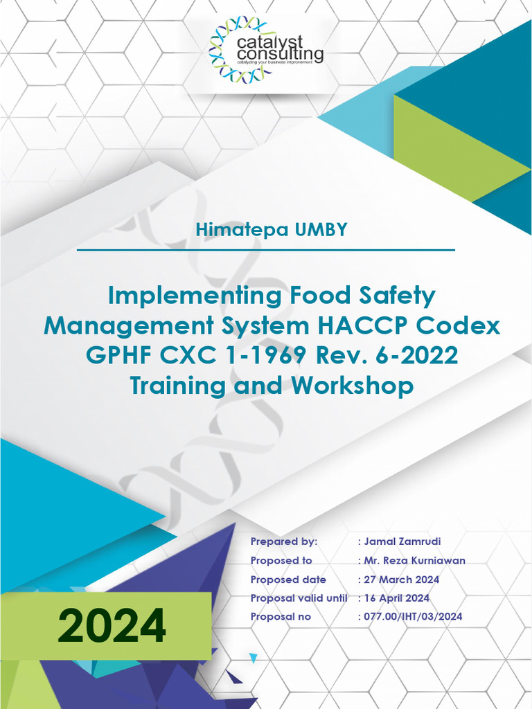 2024 077. Himatepa UMBY - Implementing HACCP Codex - March 2024 - Rev ...