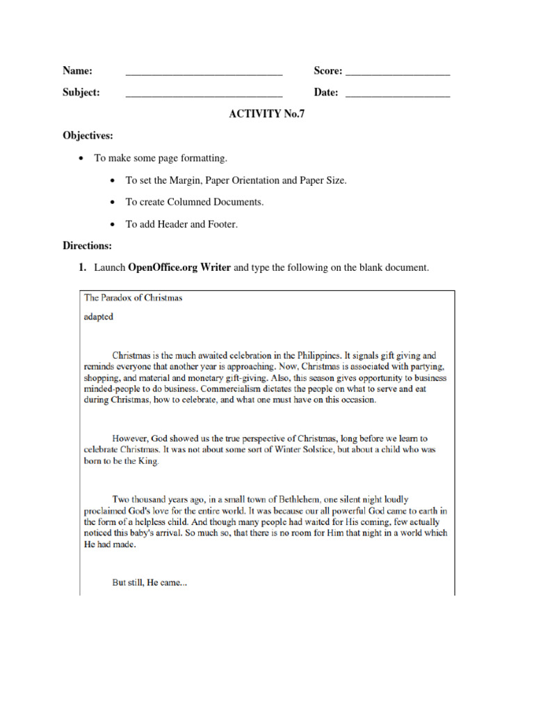 OpenOffice Writer Formatting Guide | PDF | Career & Growth | Art