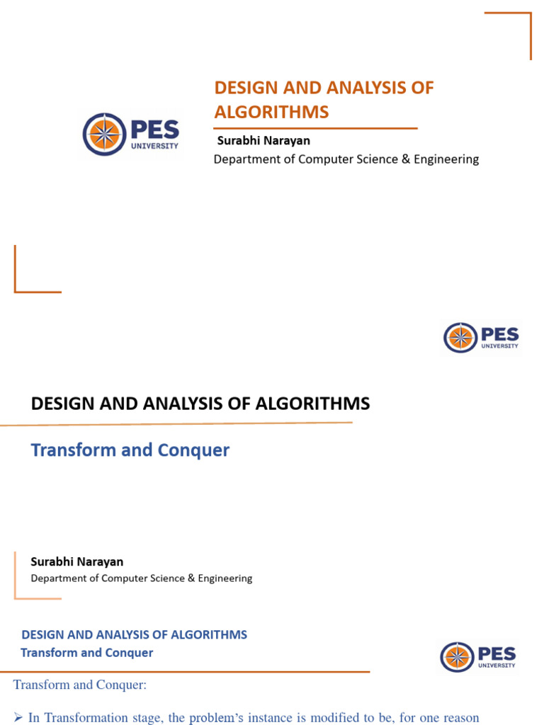 DAA Slides U3 | PDF | Algorithms | Algorithms And Data Structures