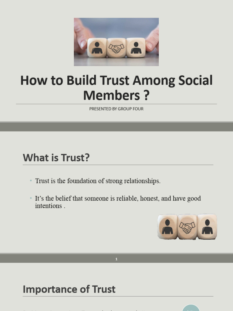 Building Trust Among Social Members | PDF | Empathy | Communication