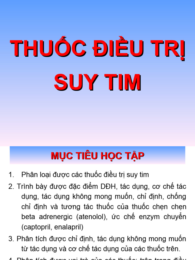 2. THUỐC SUY TIM | PDF