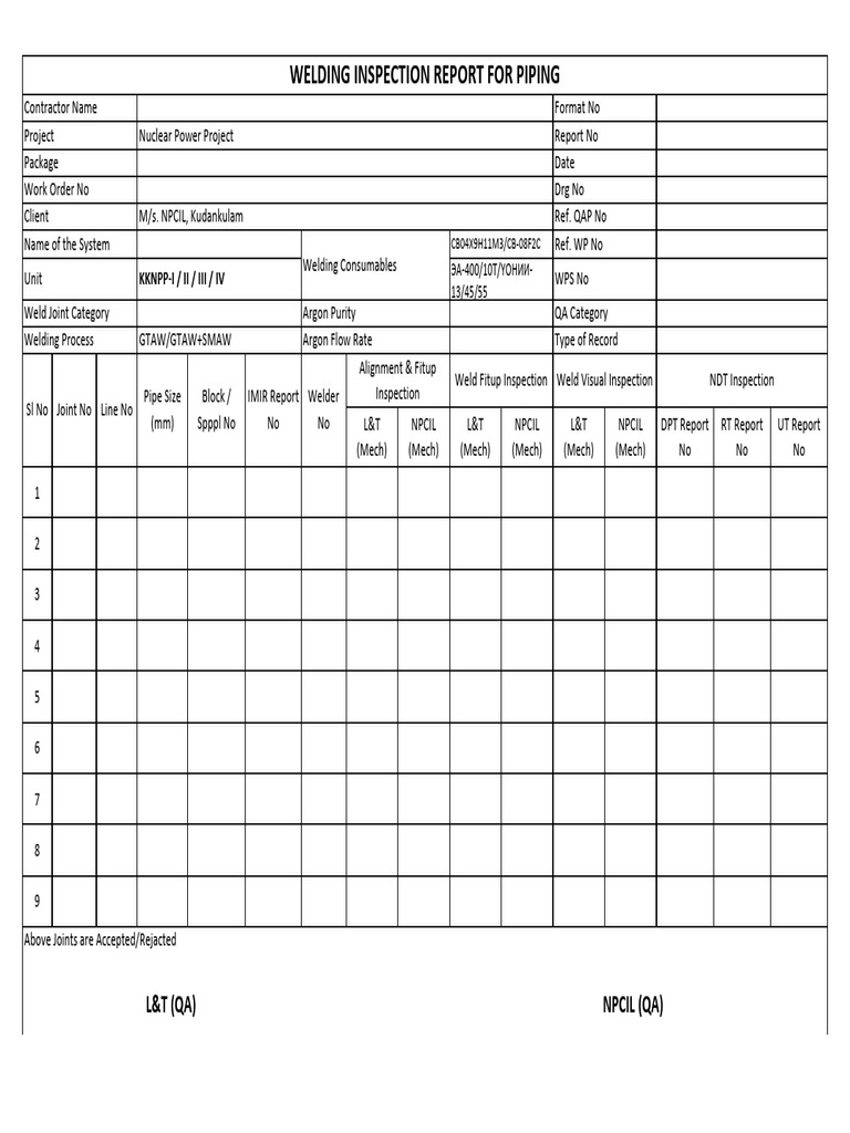 Piping Reports | PDF | Nondestructive Testing | Pipe (Fluid Conveyance)