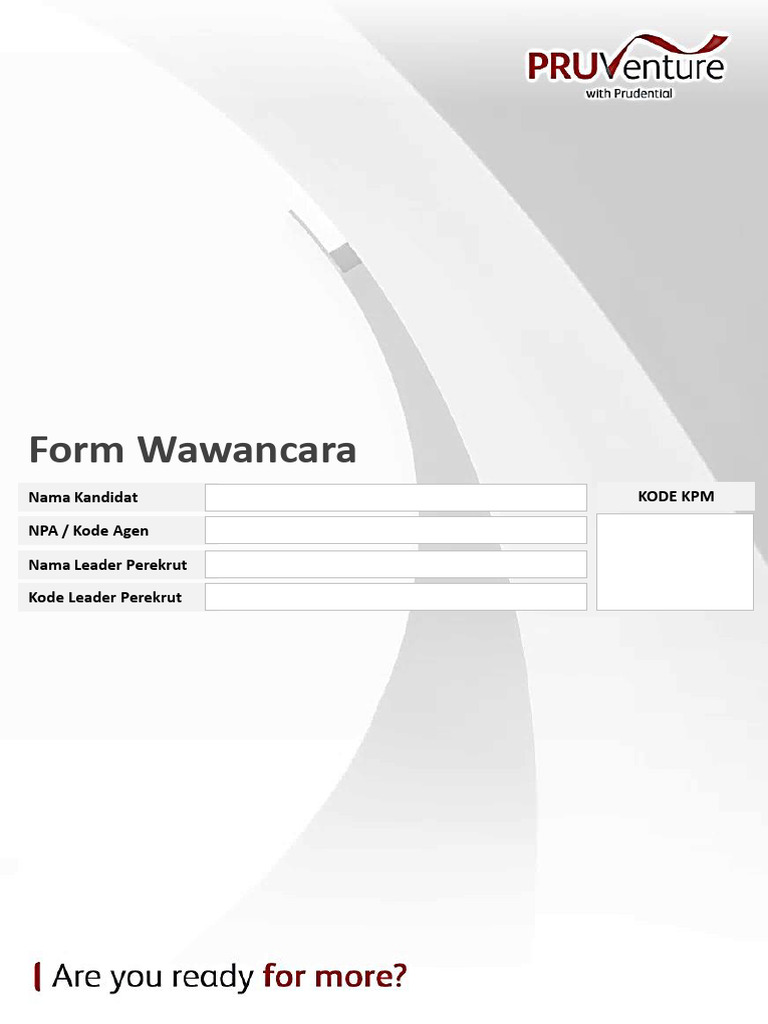 PV - Form Wawancara 3.0 V1.2023-1 | PDF