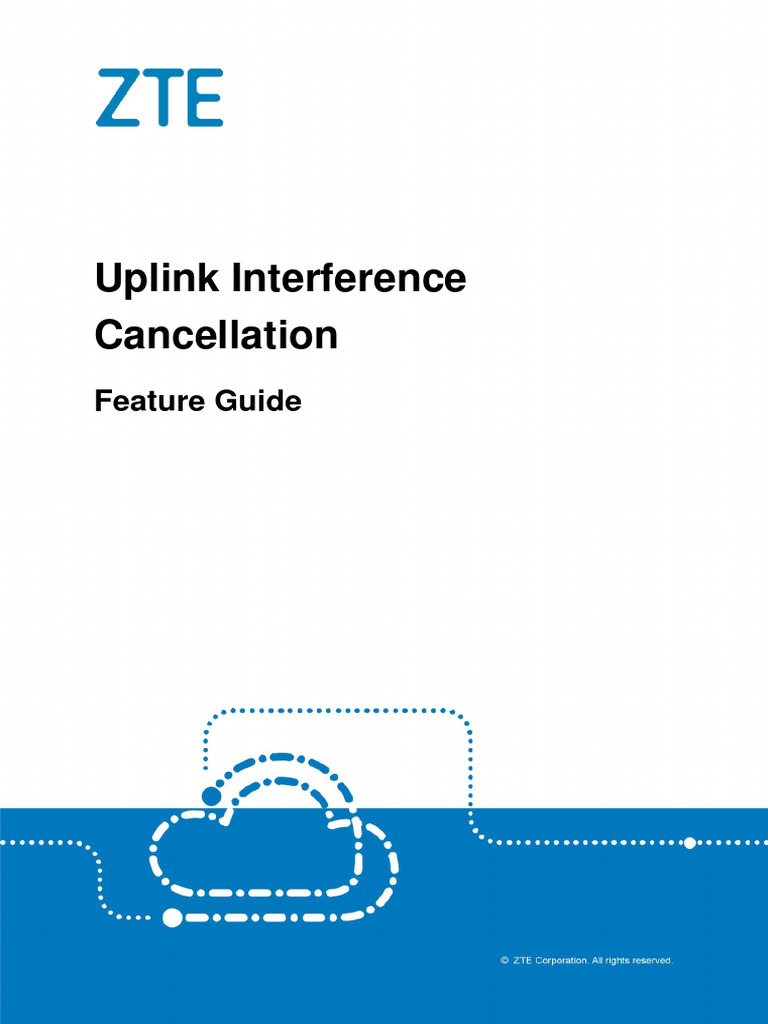 ZTE UMTS UR14 NodeB Uplink Interference Cancellation Feature Guide | PDF | High Speed Packet ...