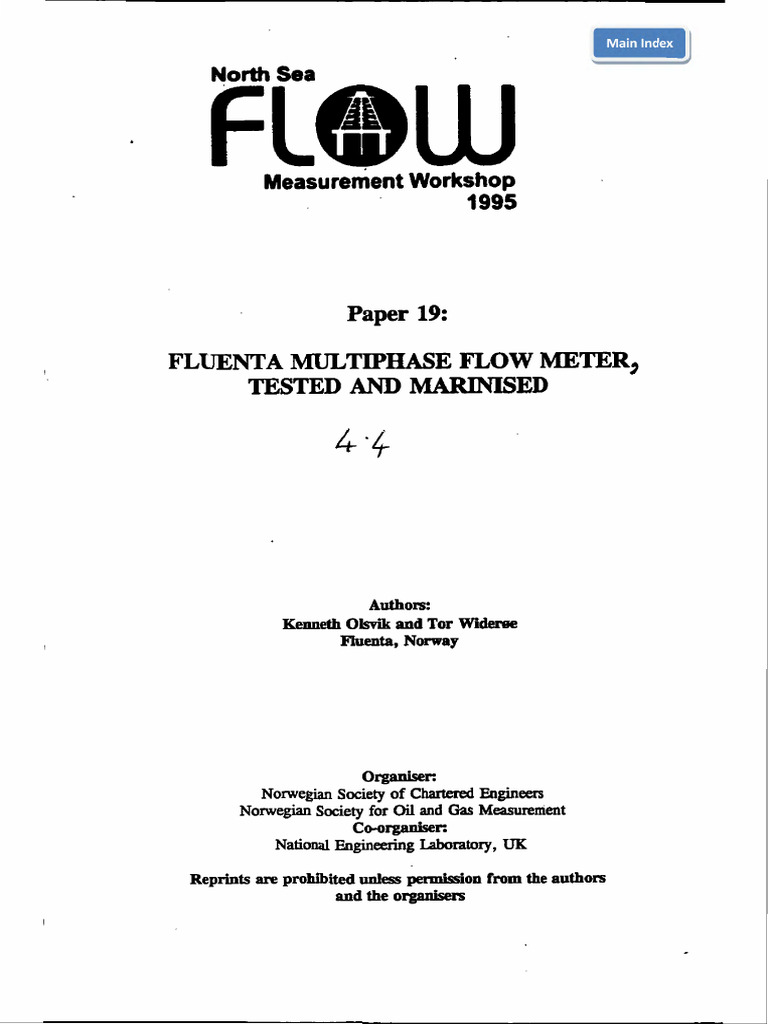 1995 15 Fluenta Multiphase Flow Meter Tested and Marinised Olsvik ...