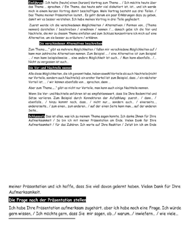 B2 Sprechen Teil 1 | PDF