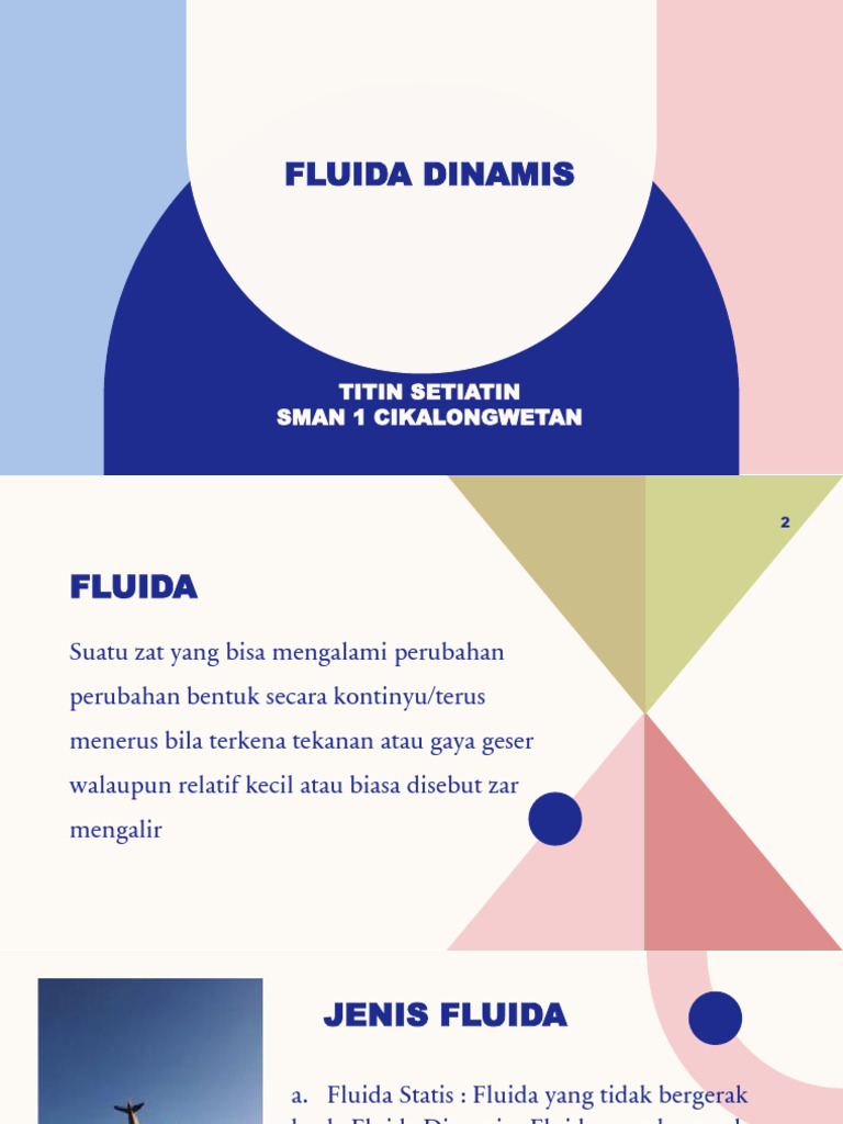Fluida Dinamis | PDF