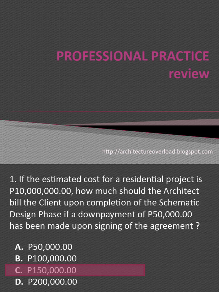 Architect's Responsibilities and Fees Guide | PDF | Architect | Specification (Technical Standard)