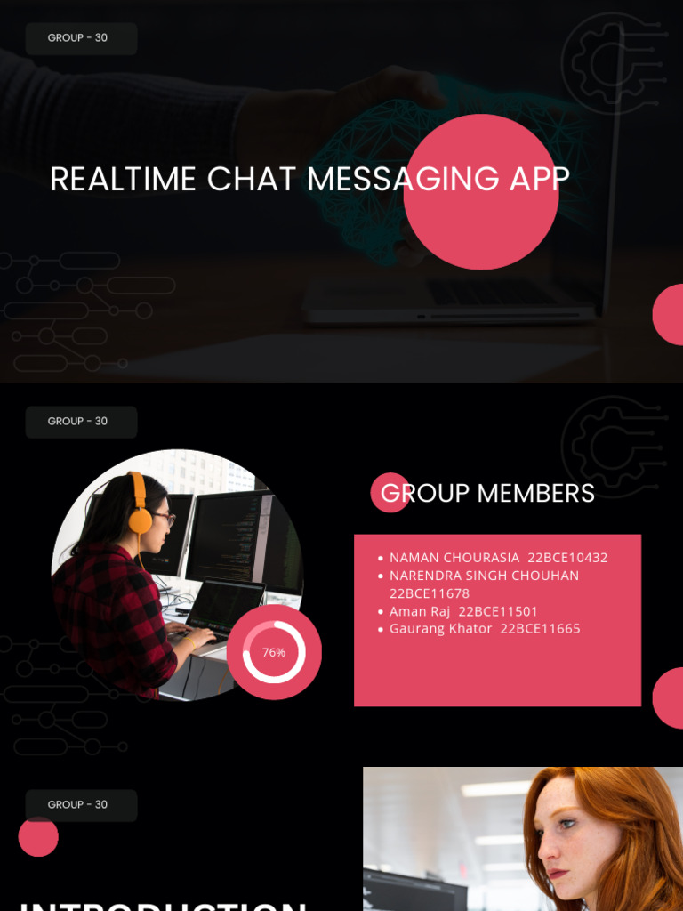 Realtime Chat Messaging App | PDF | Instant Messaging | Software