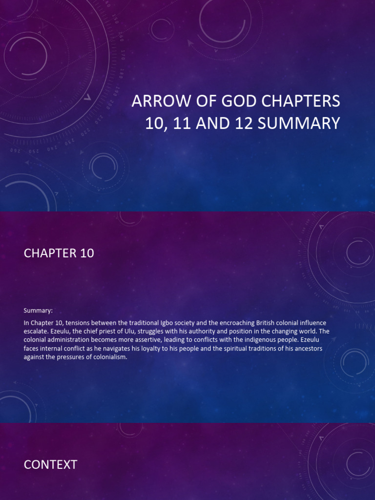 Arrow of God Chapters 10, 11 and 12 | PDF | Igbo People | Tragedy