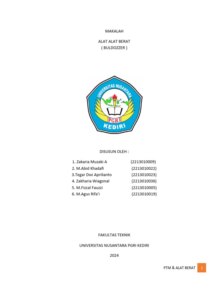 Panduan Lengkap tentang Bulldozer | PDF