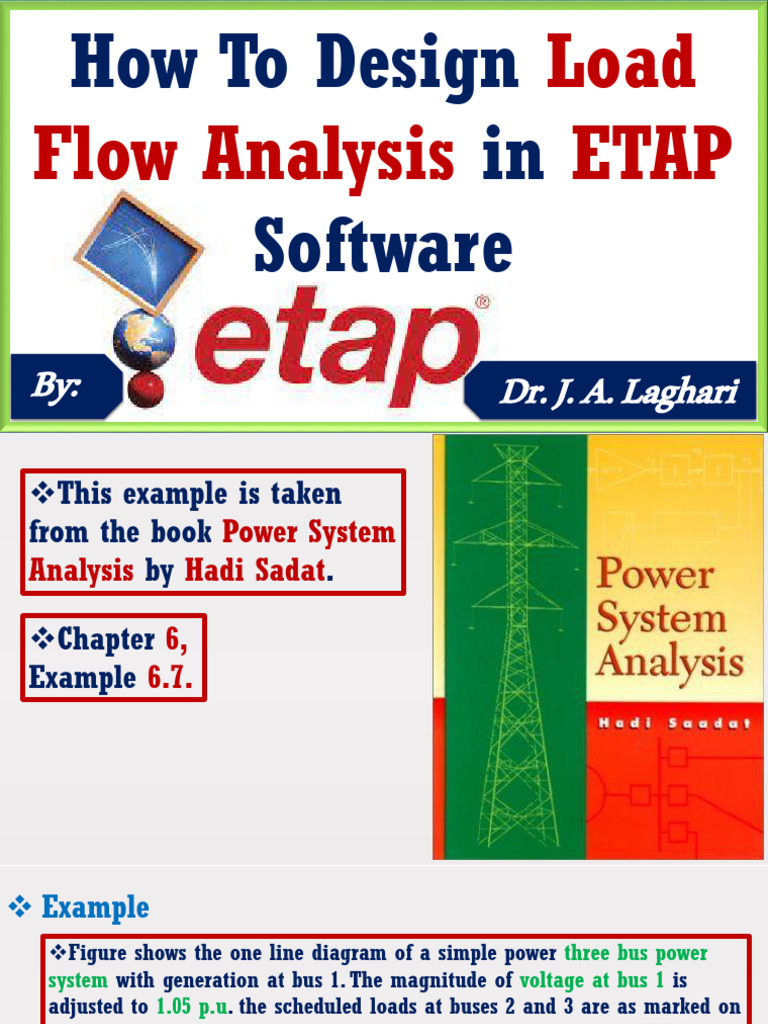 Modelling of Load Flow Analysis in ETAP Software | PDF | Electronic Engineering | Electromagnetism