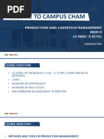 Mmog Introduction v6 | PDF | Supply Chain Management | Supply Chain