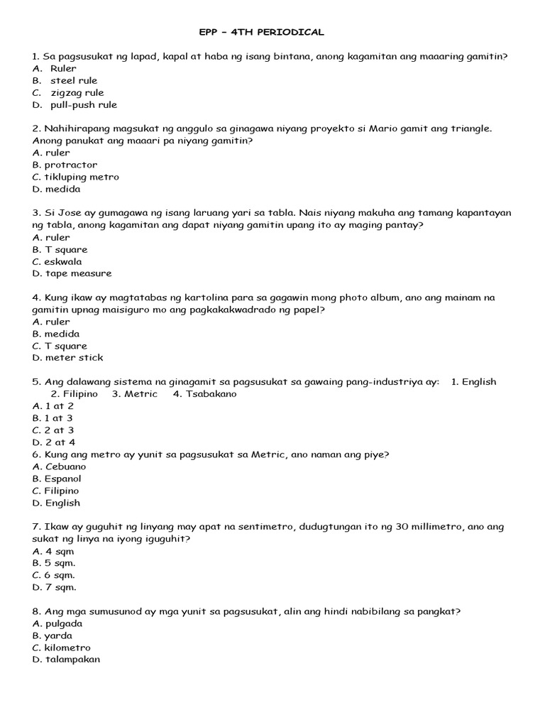 Epp - 4th Periodical For Printing | PDF