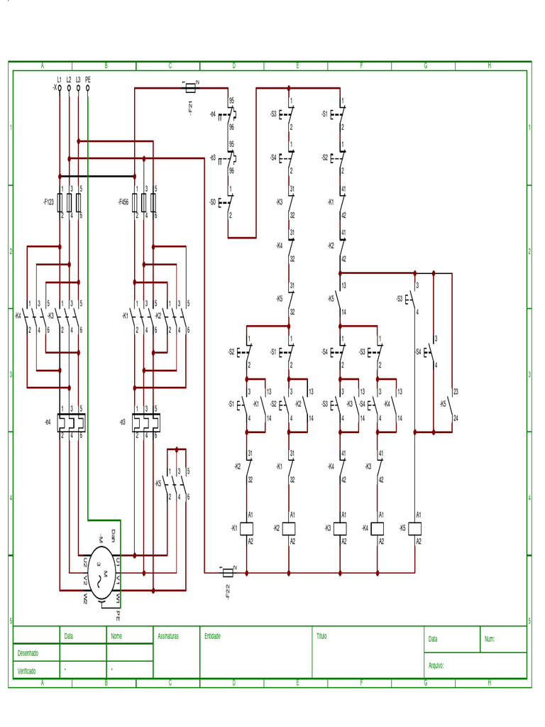 Diagrama Motor Dahlander Reversão | PDF