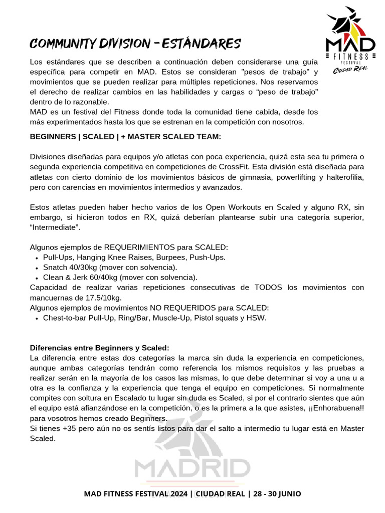Community Division - Estandares Web 1 | PDF | Ejercicio físico
